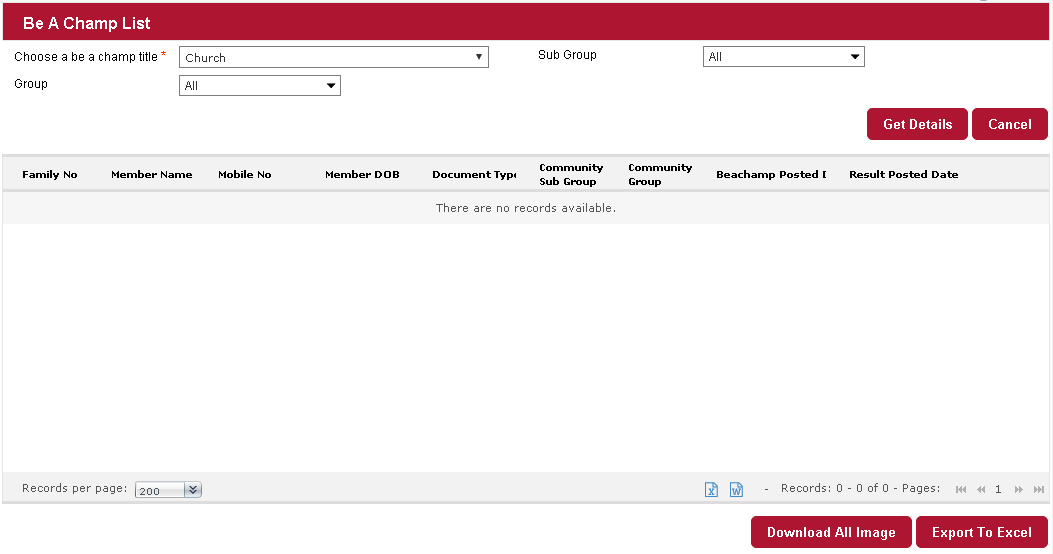 Be A Champ Result – The Community Apps